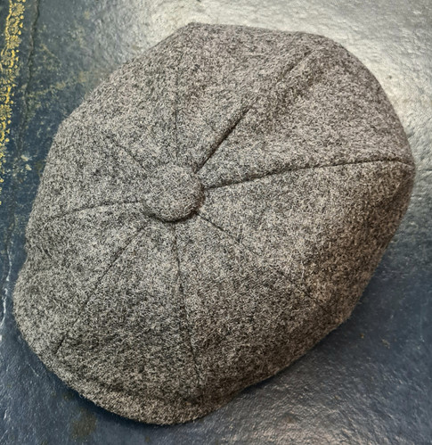 Olney Detroit Docker - Light Grey Tweed | Classic Cap Co Ltd