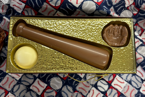 Chocolate Bat, Ball and Mitt | Purity Candy