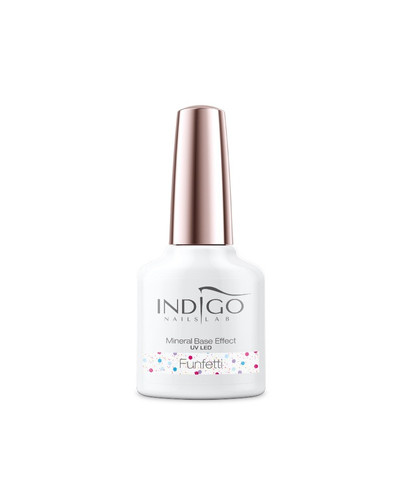 INDIGO Mineral Base Effect FUNFETTI 7ml | NAILS LAUNDRY