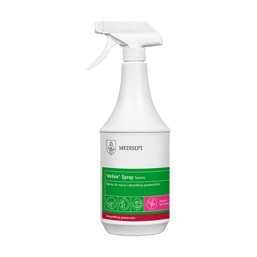 MEDISEPT Velox Spray NEUTRAL Surface Disinfection 1L | NAILS LAUNDRY