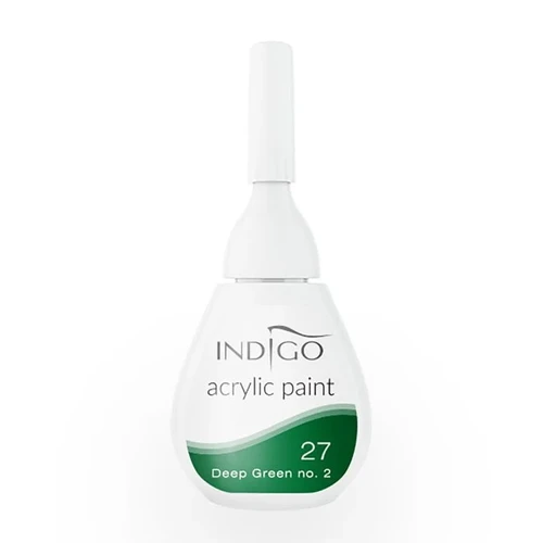 INDIGO Acrylic Paint DEEP GREEN 10ml | NAILS LAUNDRY