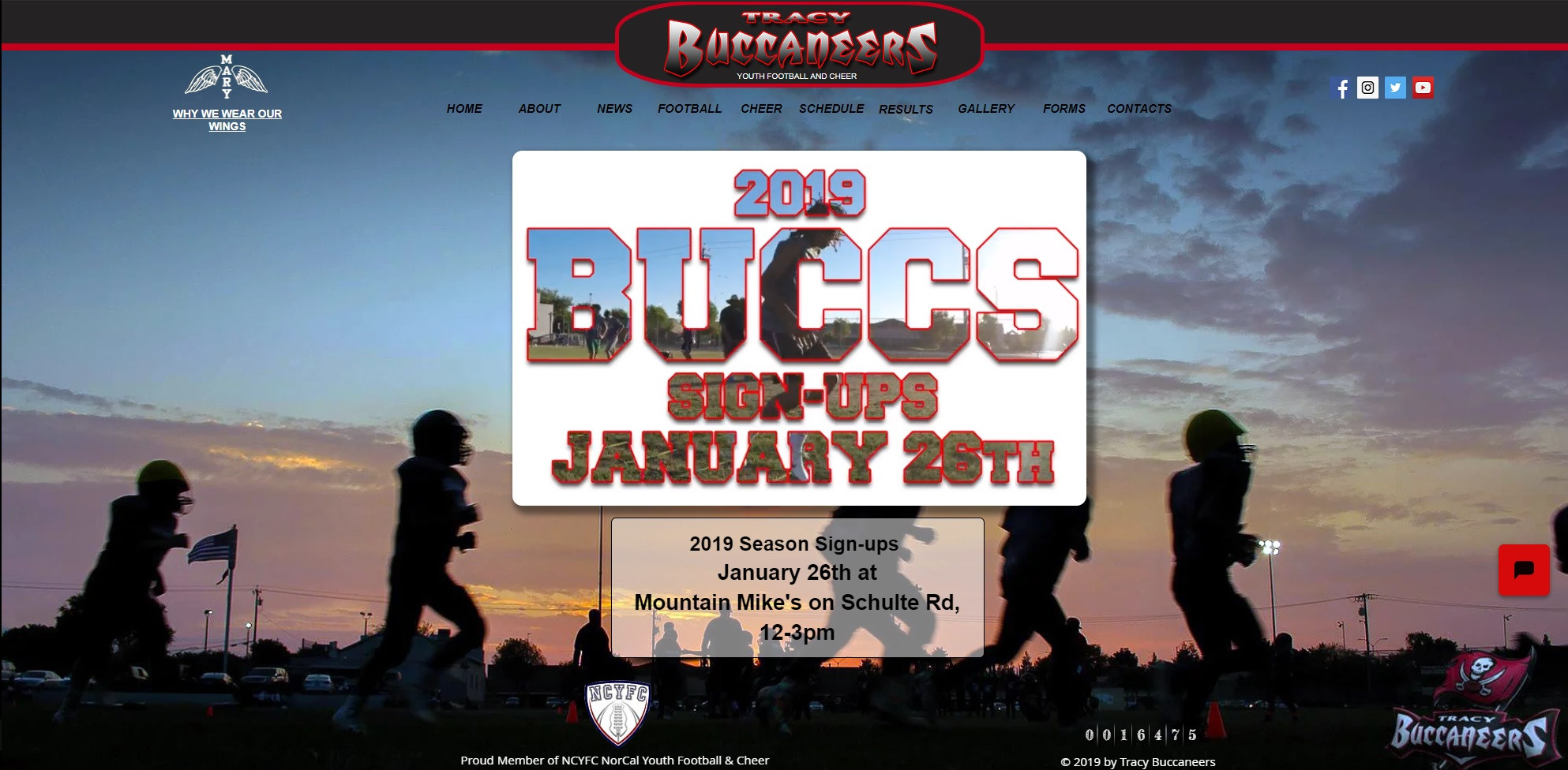 Tracy Buccaneers Youth Football & Cheer