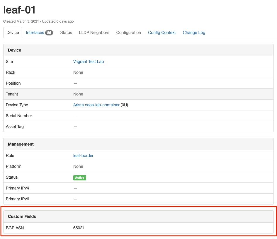 Generating Network Device Configurations from Netbox