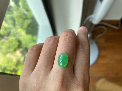 NGI certified 4.75Ct Type A Jadeite Jade | Burma Jars