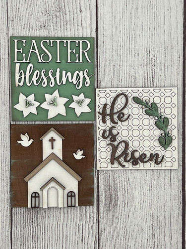Do-It-Yourself Religious Easter Interchangeable Tiles | Painting Made Easy