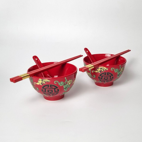 Chinese Bowl Set (pomegranate design) | Jin Weddings