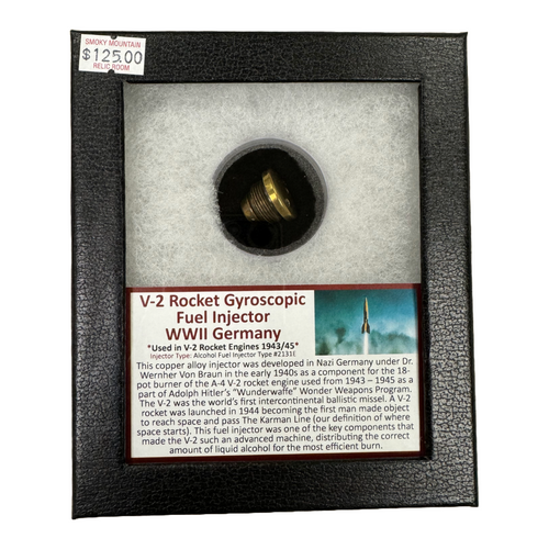 V-2 Rocket Gyroscopic Fuel Injector WWII Germany | Smoky Mountain Relic