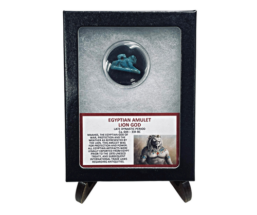 Egyptian Amulet - Lion God | Smoky Mountain Relic