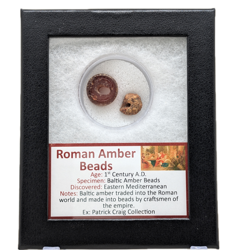 Roman Amber Beads | Smoky Mountain Relic