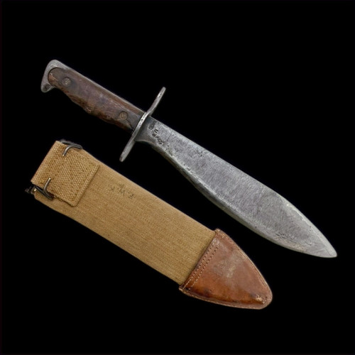 WW1 / WW2 U.S. M-1917 Bolo W/Kaki Scabbard - ID To Soldier | Smoky ...
