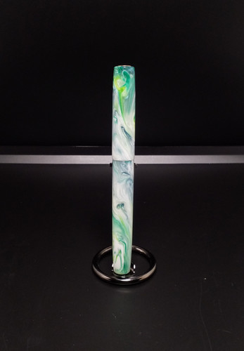 "Inky Waters Verde" resin Velma Fountain Pen | bonecrusher7studios