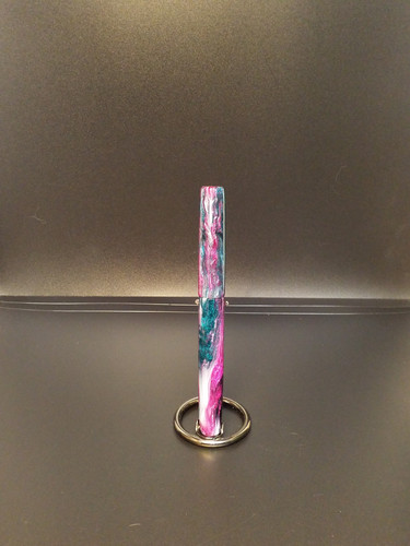 "Burgundy & Teal" resin Velma Fountain Pen | bonecrusher7studios