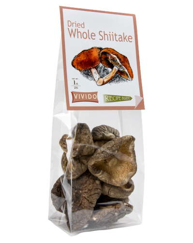Dried Whole Shiitake - 1 OZ (28g) Pack of 2 | vividonatural