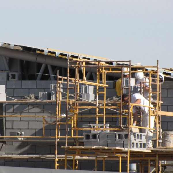 Loading out concrete blocks | Block laying method statement