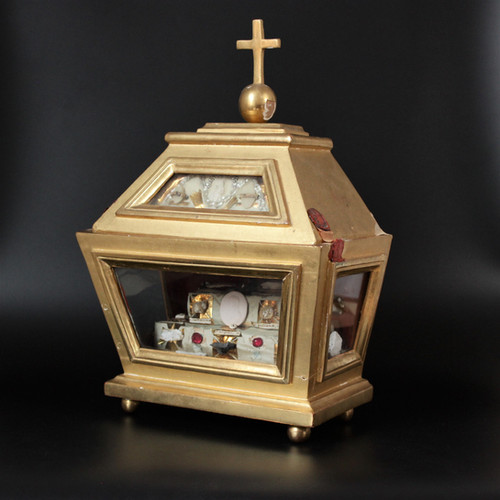 Unique Reliquary Large 12 Relics Bones With Original Seals Intact ...