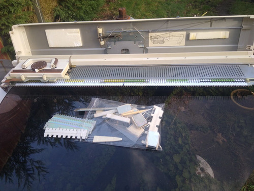 knitmaster basic chunky @ 9mm mod 150 knitting machine fully serviced ...