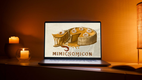 Pumpkin Pie Mimic Desktop Wallpaper | Litlcord