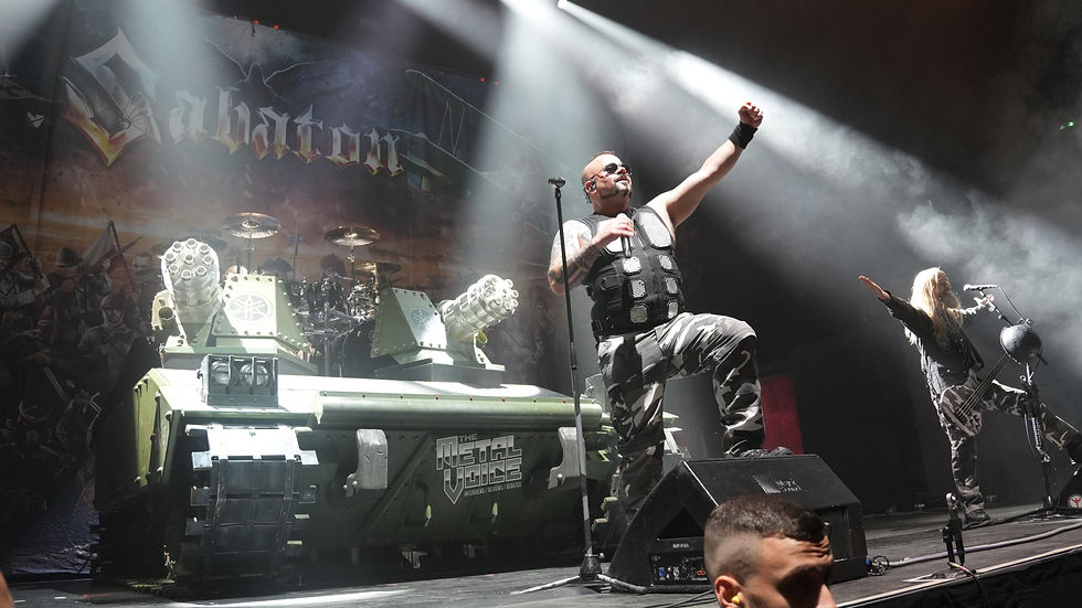 Sabaton Photo Gallery & Opening Night Set List, Sweden's Metal Import ...
