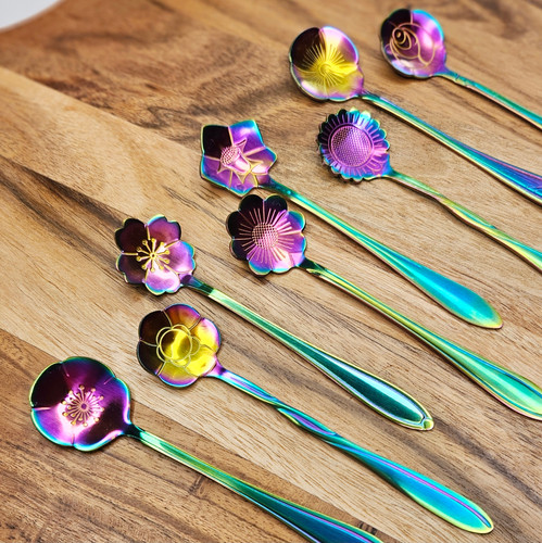 Flower Spoons (set of 8) | Wonder Seekers