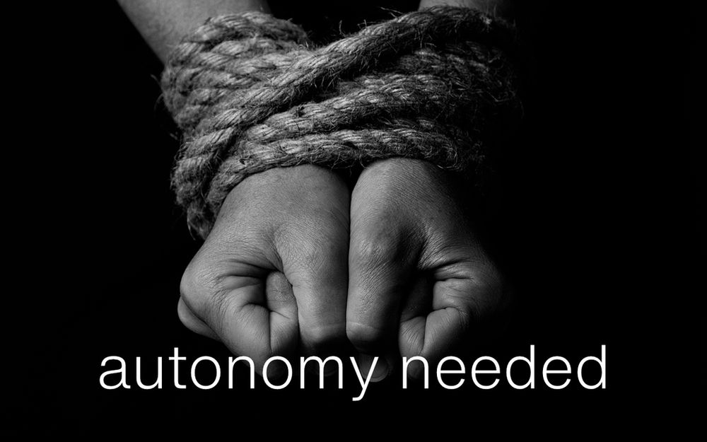 Balancing control versus autonomy