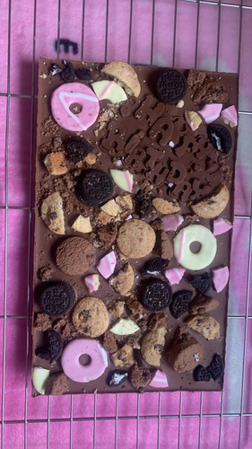 Extra Large Personalised 'Happy Birthday' Biscuit Slab | Emilie's Emporium