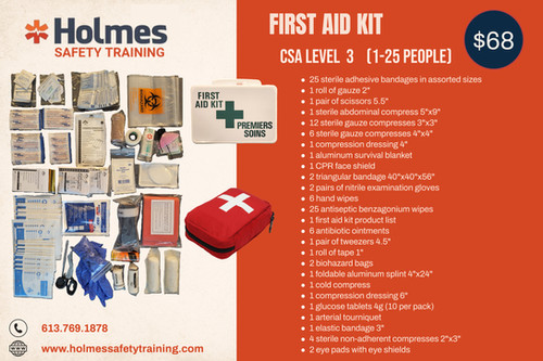 CSA Type 3 First Aid Kit | Holmes Training