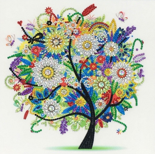 Tree in Summer Diamond Painting Kit - Diamond Wolf Designs