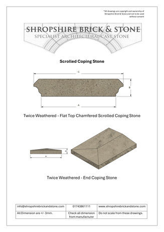 Stone Wall Copings | Shropshire Brick & Stone (UK) Ltd