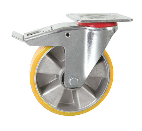 Polyurethane tyre - Aluminium | Belfast | Castormart Ltd