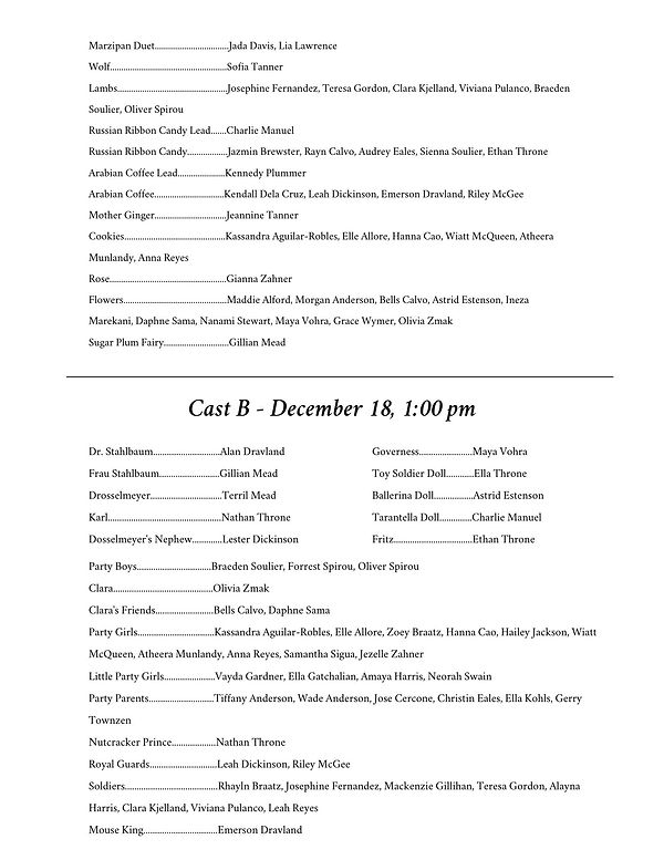 NUTCRACKER PROGRAM | BBT