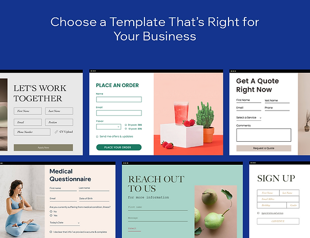 Wix Forms & Payments | Wix App Market | Wix.com