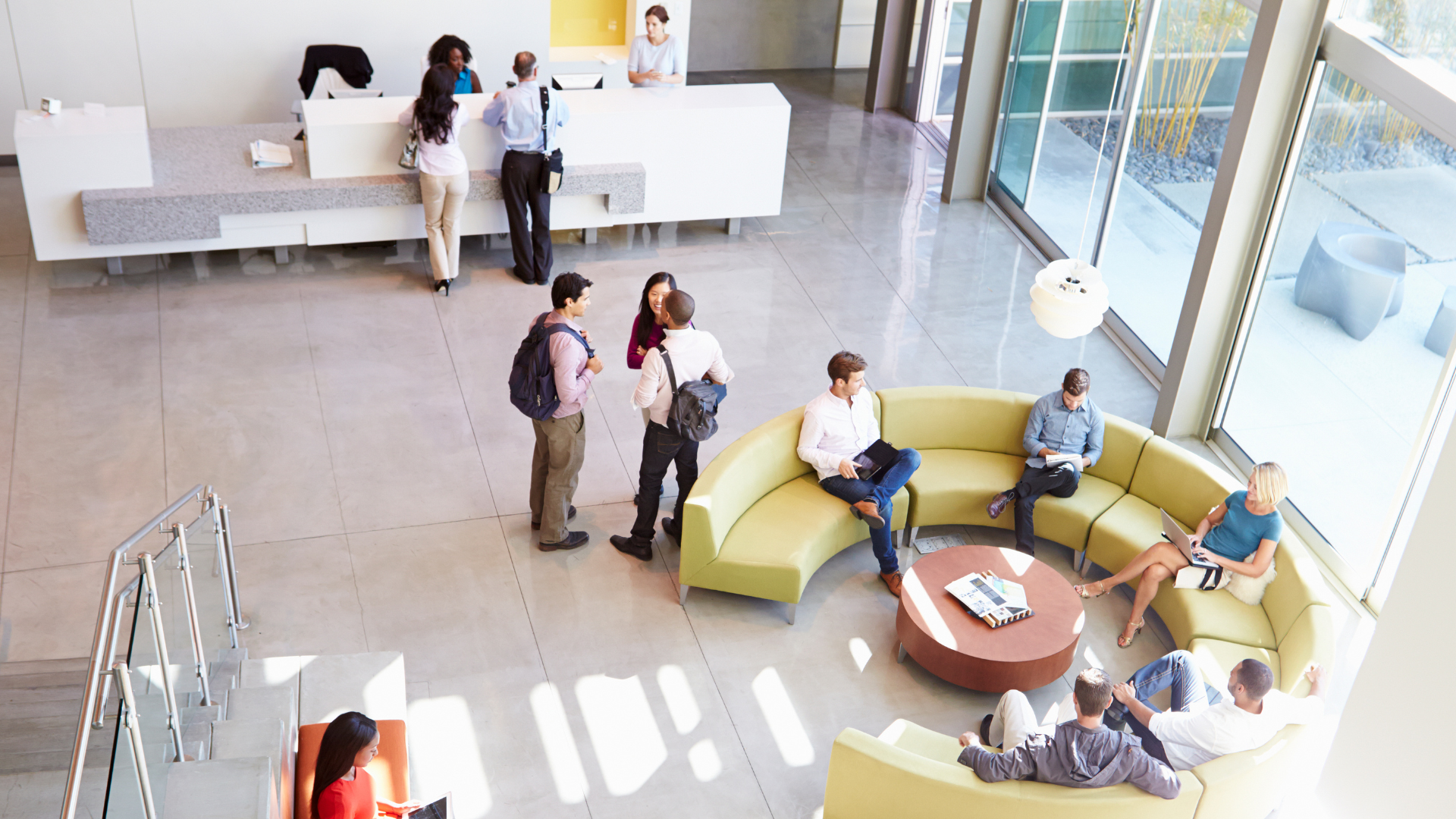 How can you improve guest flow in your office?
