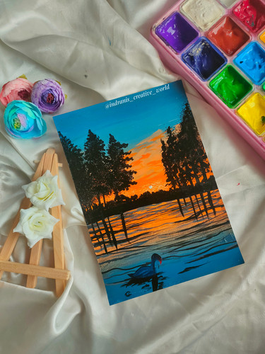 Canva painting | Paper nature.in