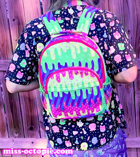 "Fashion Monster" Drippy Backpack | octopie