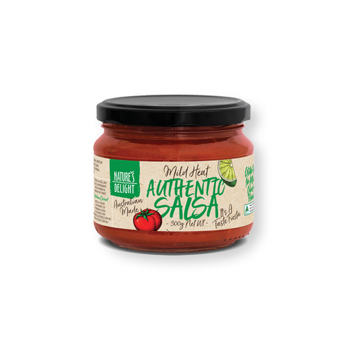 MILD HEAT AUTHENTIC SALSA 300g | Natures Delight