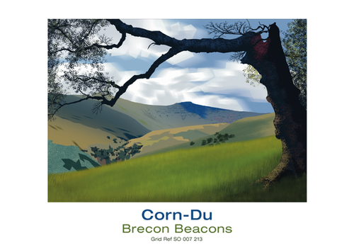 Corn-Du | Peak View Art | | Fine Art Prints | Brecon Beacons