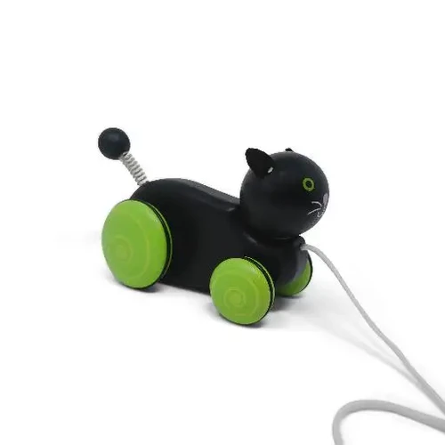 Whiskers the Cat Pull Toy | Little Lake Play