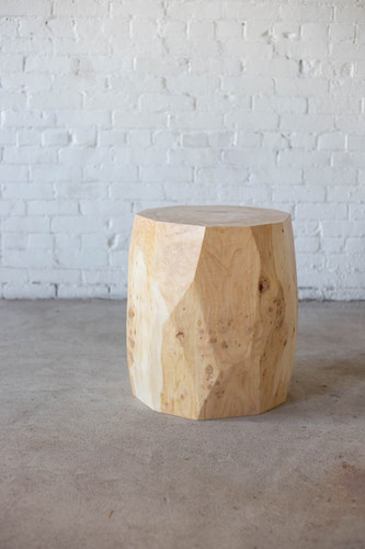 Faceted End Table | Beck and Cap