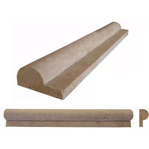 Rail Travertine Chair Rail | Stonevary natural stone supplier