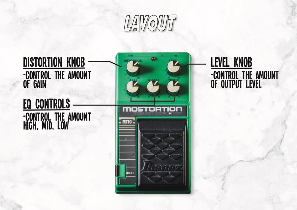 Ibanez MT10 Mostortion full layout feature (pedal review) | Pedal of ...