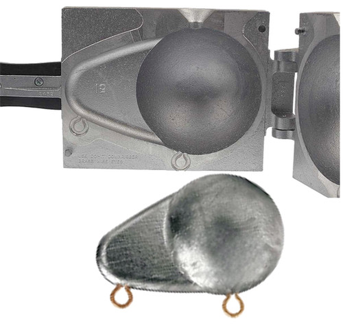 Do it Mold 3452 Downrigger Ball Sinker Size 15 lb. Cavities 1 Total ...
