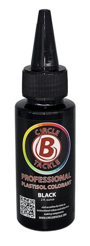 Black Plastisol Colorant 2 oz | Circlebtackle