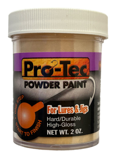 Pro-Tec Powder Paint Disco Gold for fishing Lures Jigs & Jig Heads ...