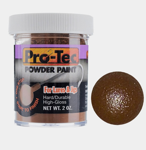 Pro-Tec Powder Paint Brown for fishing Lures Jigs & Lure Paint Jig ...