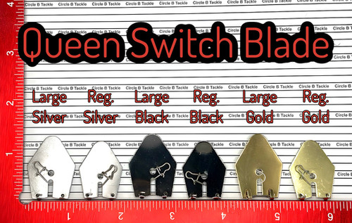 Queen Tackle Switch Blades 3 Pack or 25 Pack Bulk | Circlebtackle