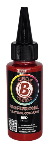 Red Plastisol Colorant 2 oz | Circlebtackle