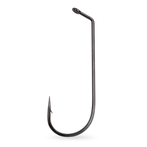 Mustad 32798 60° Bend Black Nickel Jig Hook with a Flat Eye | Circlebtackle