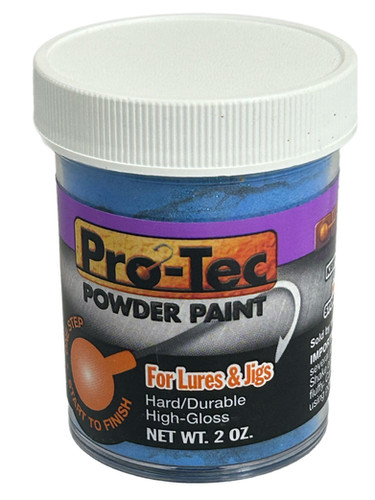 Pro-Tec Powder Paint Disco Blue for fishing Lures Jigs & Jig Heads ...