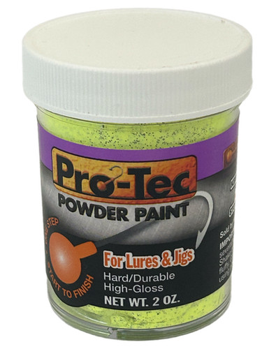 Pro-Tec Powder Paint Chartreuse Pepper for fishing Lures Jigs & Lure ...