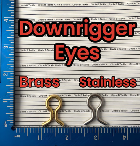 Downrigger Mold Eyes - Stainless Steel and Brass Eyelets for Lead ...